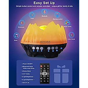 Star Projector, 4 in 1 Galaxy Projector for Bedroom, Bluetooth Speaker White Noise & Remote Control, 18 Light Effects Northern Night Light Aurora Projector for Kids/Adults/Gifts