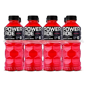POWERADE, Electrolyte Enhanced Sports Drinks w/ Vitamins, Fruit Punch, 20 Fl Oz (Pack of 8)