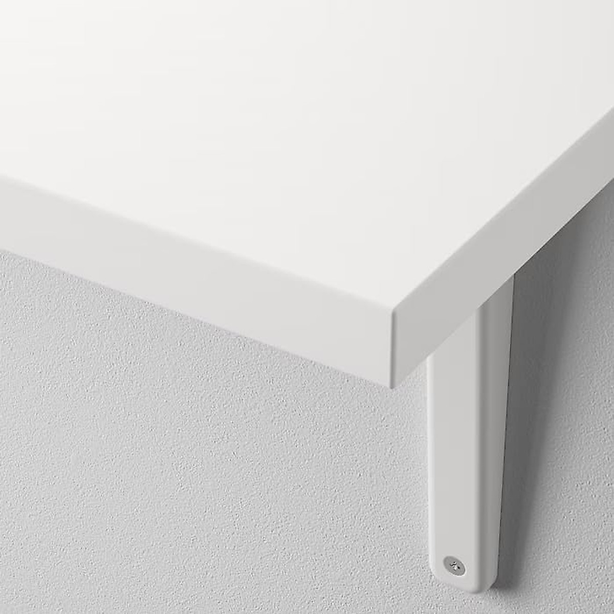 Generic Shelf with Bracket, White, 31 x11 Inches Floating Shelves,1 Set of Wall Mounted Shelf for Bathroom Decor, Bedroom, Living Room and Plants, Small