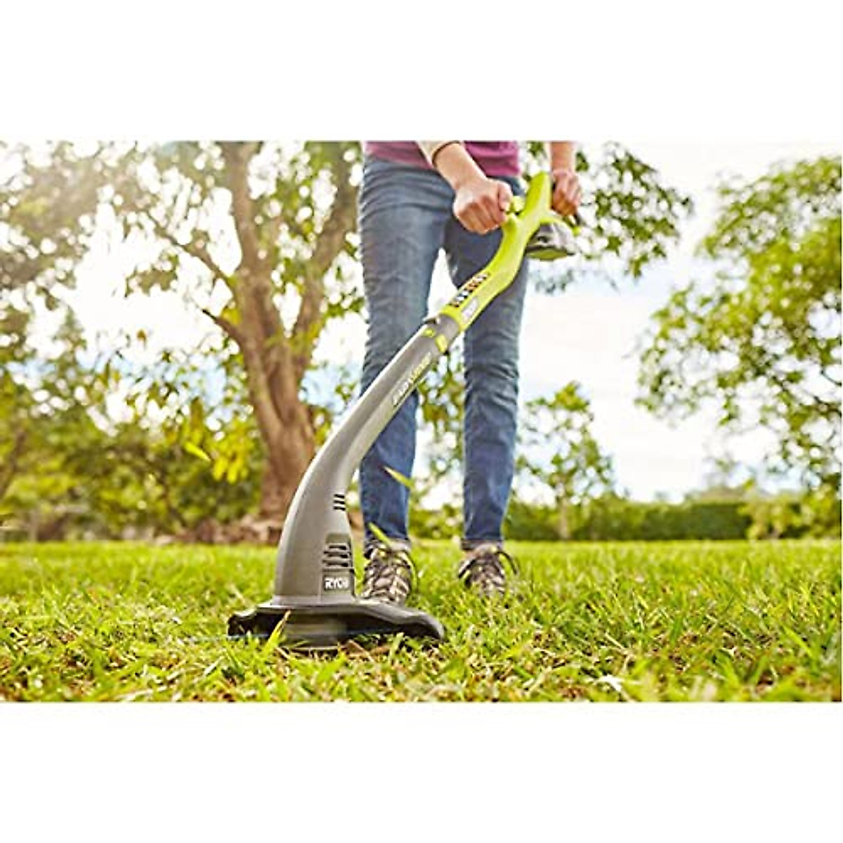 Ryobi ONE+ 18-Volt Lithium-Ion Corless 10' String Trimmer&Blower KIT