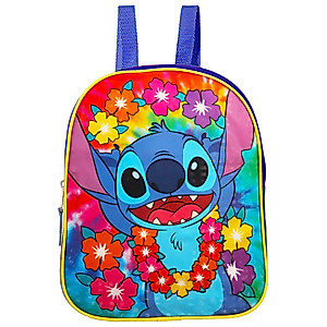 Fast Forward Lilo and Stitch Mini Backpack Set - Bundle with 11'' Stitch Backpack for Girls, Stampers, Stickers, More | Stitch Backpack Mini