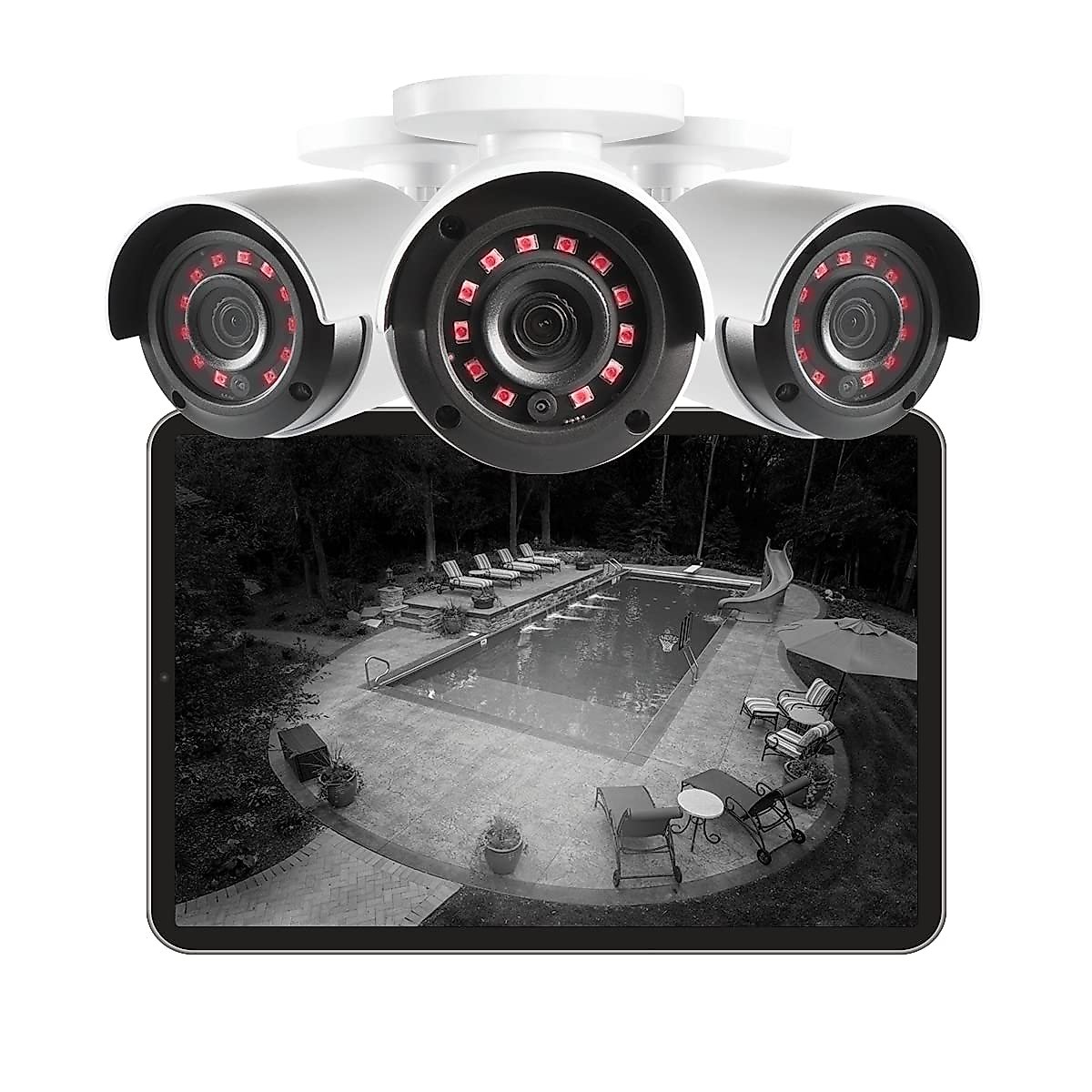 Lorex Fusion 1080p HD Security Camera System w/ 1TB DVR – 8 Channel Home Security System w/ 8 Analog Metal Bullet Cameras – Smart Motion Detection, Long Range IR Night Vision, Weatherproof