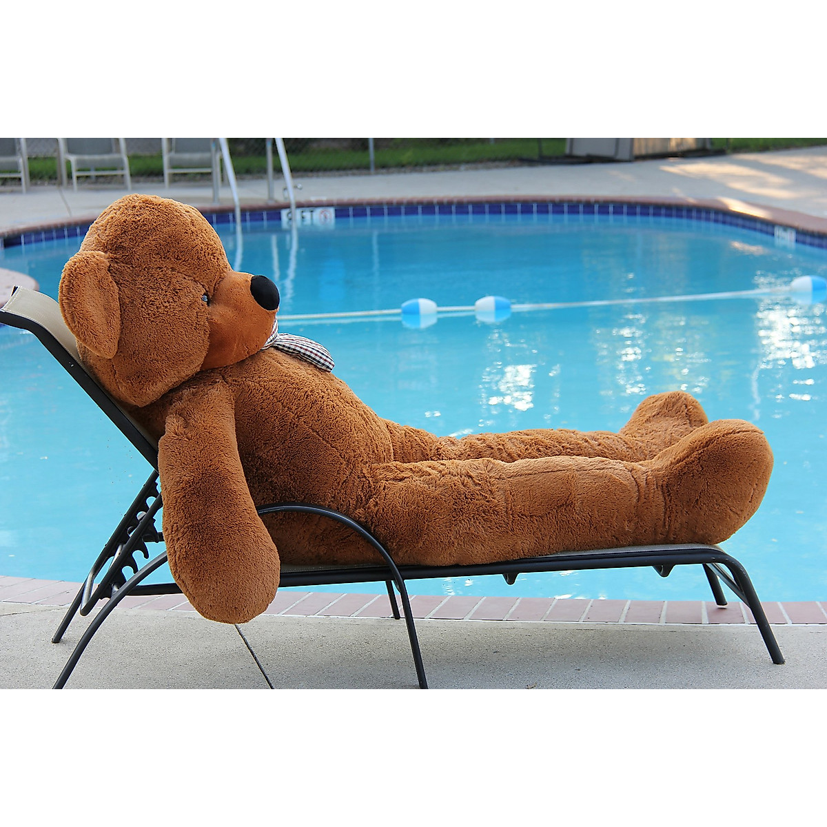 Joyfay 78" Giant Teddy Bear Huge 6.5 feet Stuffed Teddy Bear Soft Toy Valentine's Big Gift (Dark Brown)