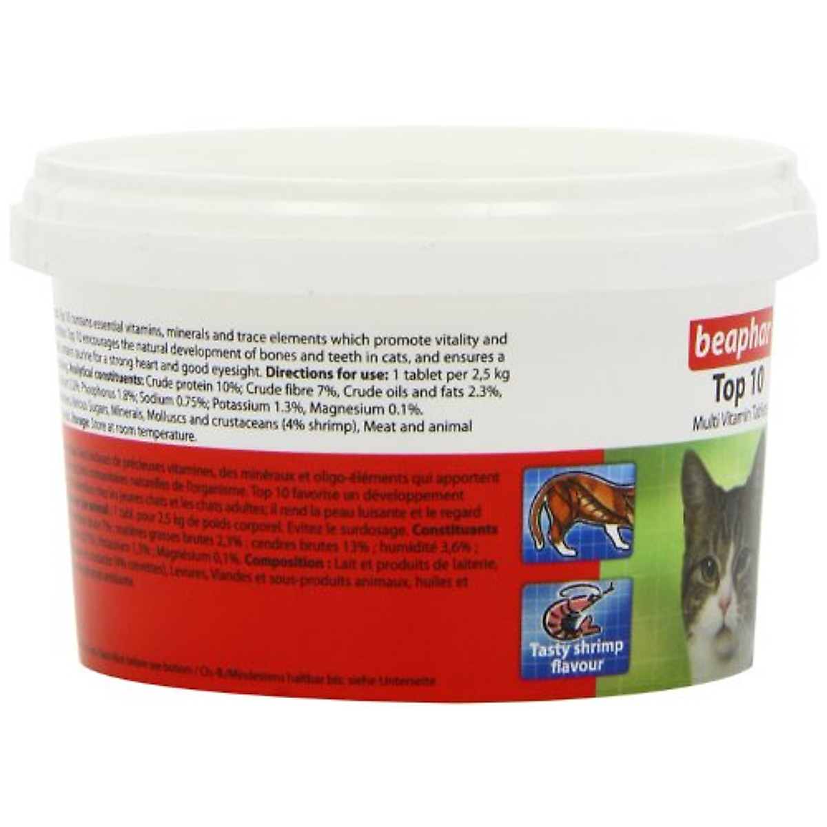 Beaphar Top 10 Cat Vitamin 180 Tablets