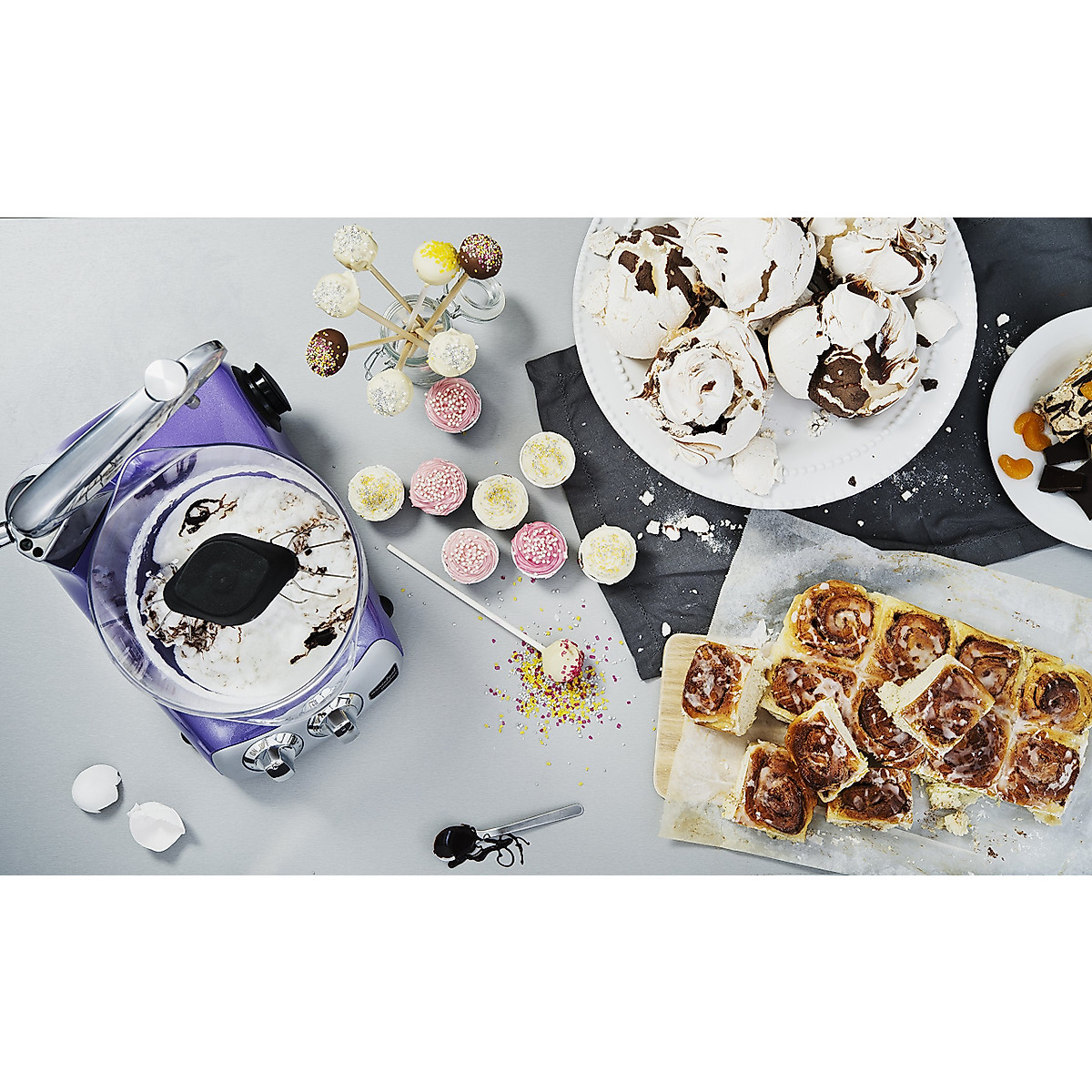 Ankarsrum Original 6230 Stainless Steel 7 Liter Stand Mixer Jubilee Silver