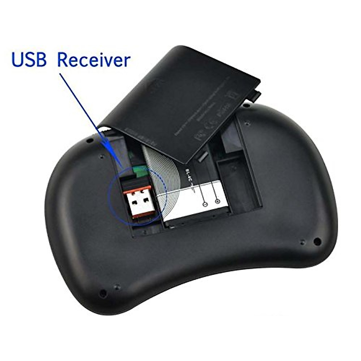 (Upgraded)Rii 2.4GHz Mini Wireless Keyboard with Touchpad,QWERTY,LED Backlit,Portable Keyboard for laptop/PC/Tablets/Windows/Mac/TV/Xbox/PS3/Raspberry Pi .(i8+ Black)