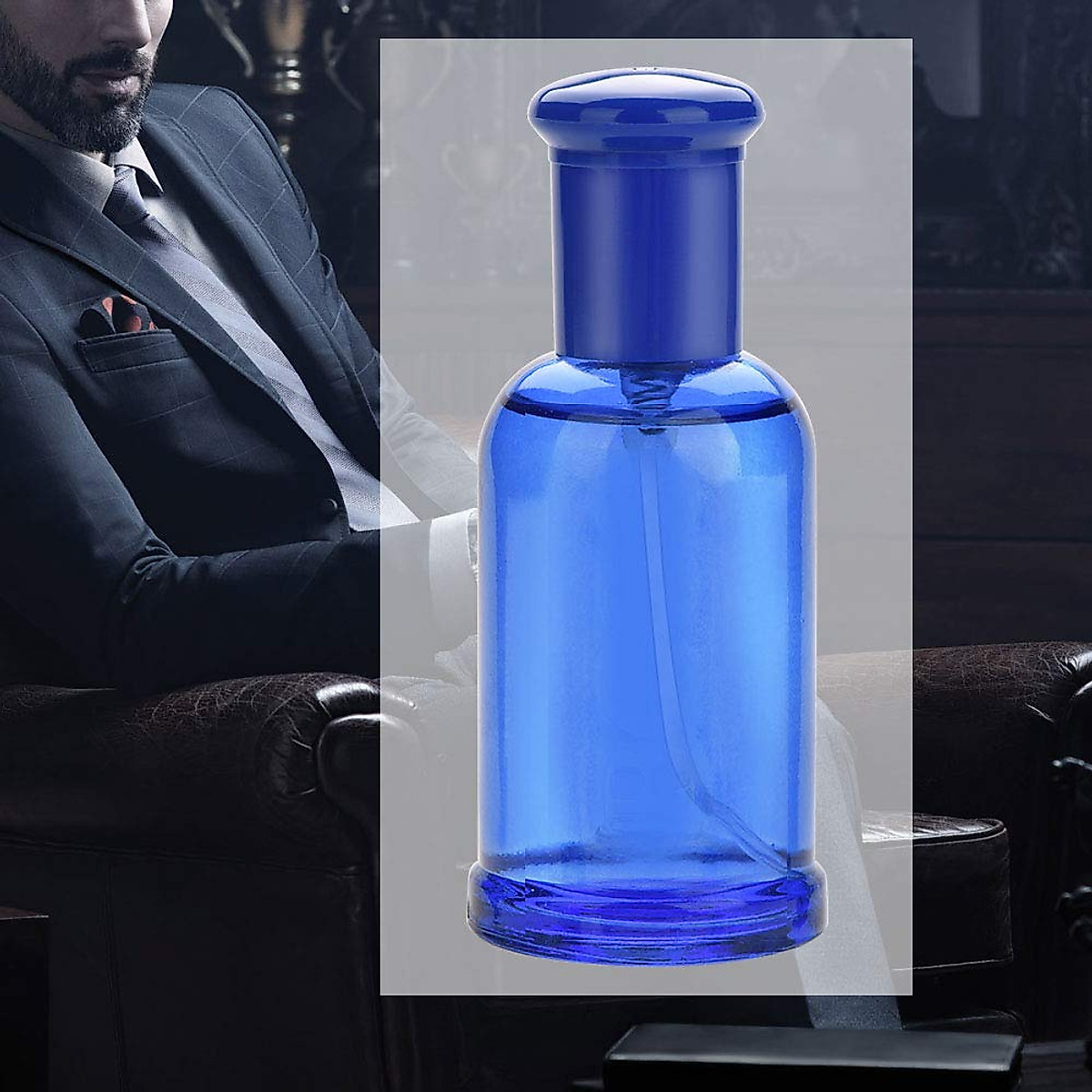 YUYTE Men Cologne Men Perfume Men 50ml Eau de Toilette, Men Classic Cologne Perfume, Long Lasting Mature Gentleman Temptations Sexy Perfume, Classic perfume of colony for men[blue]