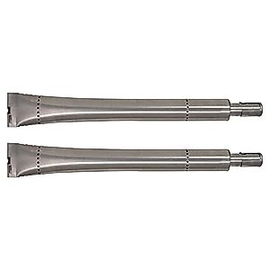 UpStart Components 2-Pack BBQ Gas Grill Tube Burner Replacement Parts for Broil King 9462-52 - Compatible Barbeque Stainless Steel Pipe Burners