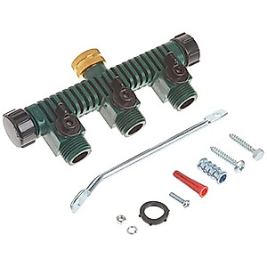 Orbit 62009 3-Way Plastic Hose Faucet Valve Manifold