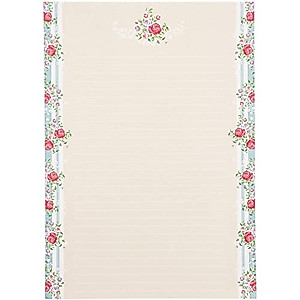 Paper Junkie 60 Sheets Vintage Floral Stationary with 30 Envelopes, Letter Writing Paper for Poems, Thank You Notes, Pen Pal, Scrapbook, Calligraphy (6 Designs, 10.2 x 7.25 In)