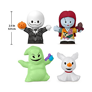 ​Little People Collector Disney Tim Burton’s The Nightmare Before Christmas Special Edition Set for Adults & Fans, 4 Figures in Display Box