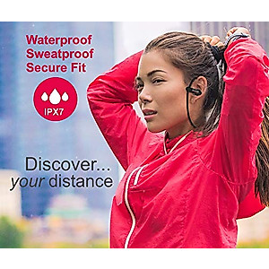 AVAZI Wireless Earbuds, Premium Quality Sport IPX7 Waterproof Wireless Sport Bluetooth Headphones, Richer Bass HiFi Stereo in-Ear Earphones, 7-9 Hrs, for Kindle, Running, Gym w/Noise Cancelling Mic