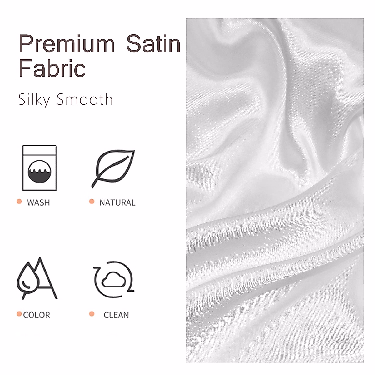 BlessLiving Satin Pillowcase Hippie Tie Dye Pillow Cases for Hair and Skin Boho Abstract Pattern Silk Pillowcases with Envelope Closure (Set of 2 Pack, Purple and Blue, Standard(20''x26''))