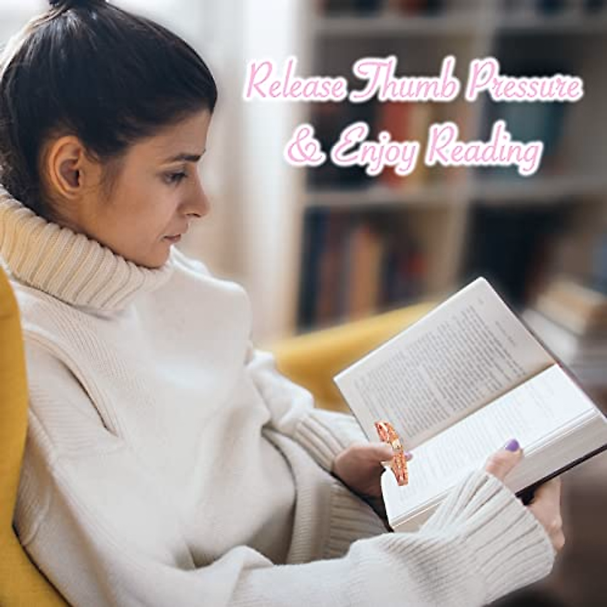 FoxForest Book Page Holder, Book Holder, Gifts for Book Lovers, Page Holders for Reading, Resin Book Page Holder, Reading Accessories 2PCS