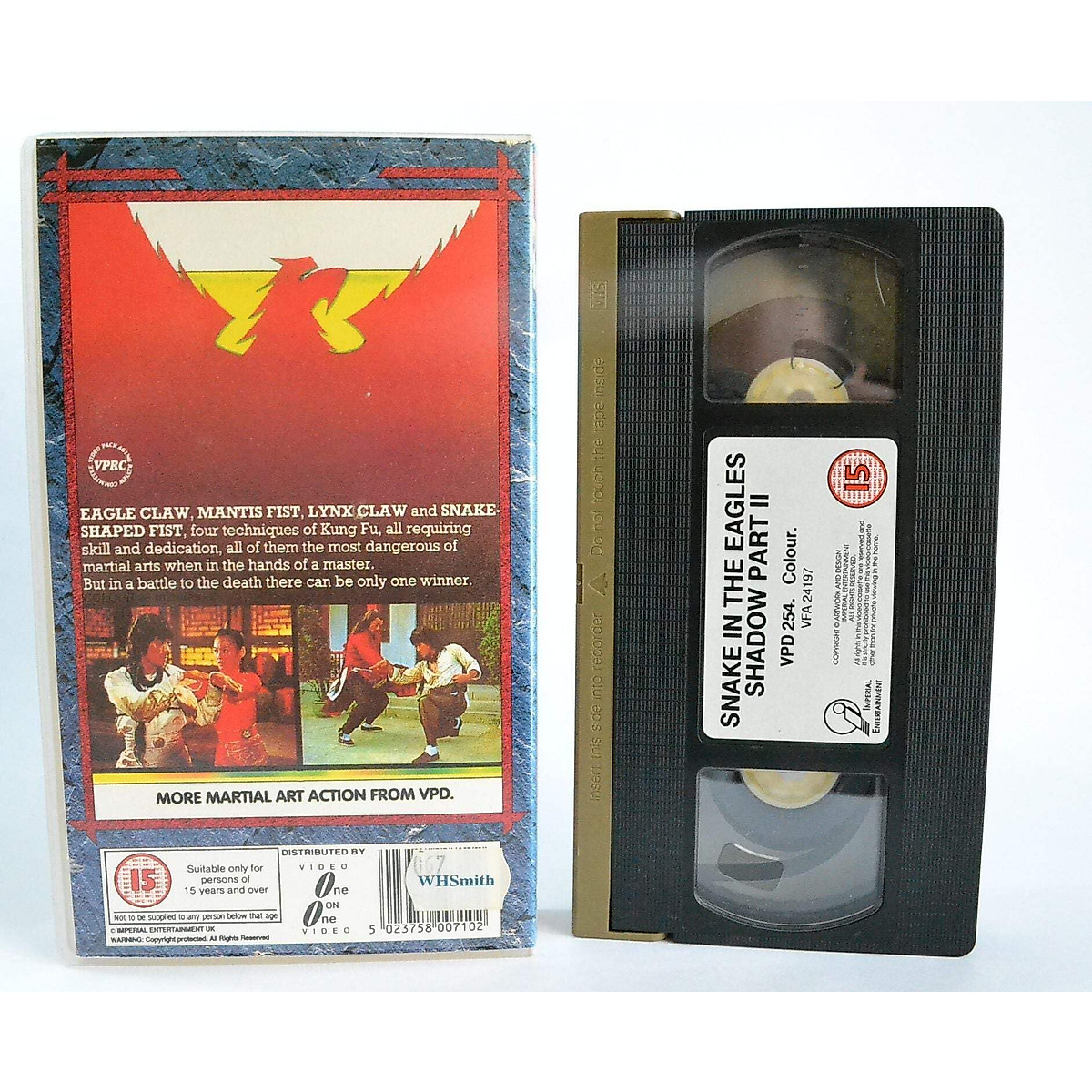 Snake In The Eagles Shadow (Part 2): Mantis Style - Lynx Claw - Imperial - VHS