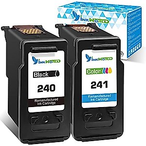 240 241 Ink Cartridge Replacement for Canon PG-240 CL-241 Combo Pack Fit for Pixma MG3620 MG3600 TS5120 MX532 MG3520 MG2120 MG3120 MG3220 MX452 MX472 MG3122 Printer