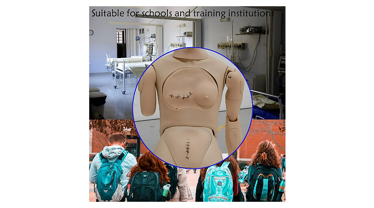 PreAsion Medical Training Manikin for Nursing & Trauma Simulation