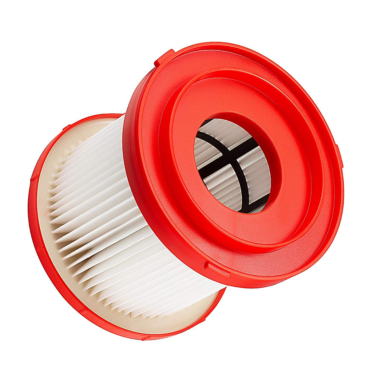 2 Pack Wet Dry Vacuum HEPA Filter Replacement 49-90-1900 Compatible with Milwaukee Cordless Vacuum - for Milwaukee Cordless M18 Vacuum 0780-20 0880-20