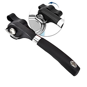 Edge-Side-Cut Safety Can Opener Smooth Edge-Food Grade Stainless Steel Cutting Can Opener for Kitchen & Restaurant