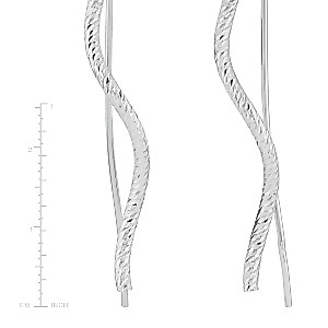 Silpada 'Winding Way' Drop Earrings in Sterling Silver