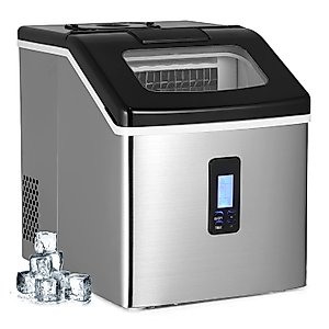 SOUKOO Ice Maker Countertop with 40lbs/Day (18F)…