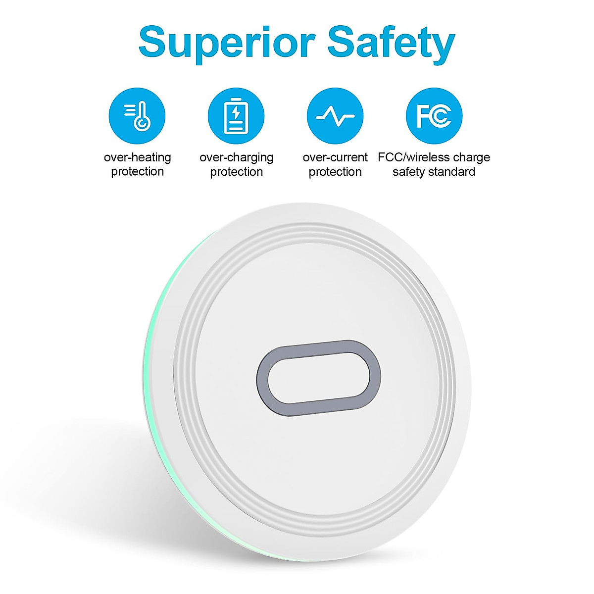 15W Wireless Charger Fast Charging Pad for Samsung Galaxy S24 S23 S22 S21 S20 Ultra 5G FE S10 S9 S8 S7 S6, Note 20 10 9 8, Google Pixel 8, 7 Pro, 7, 6, 6 Pro, 5, 4, 4 XL, 3, 3 XL, Pixel Buds