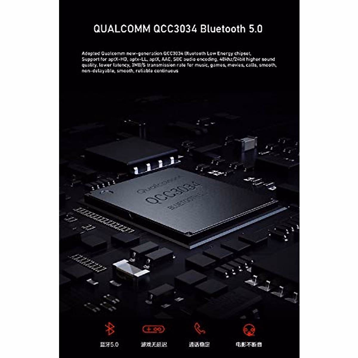 Pizen Neckband Wireless Bluetooth Cable for IEM,APTX-HD/APTX/AAC,4 Core Silver Plated Cable,IPX5 Waterproof,mmcx Bluetooth Adapter Cable for Shure SE425,SE535,SE846,UE900S,Sony XBA,Fiio