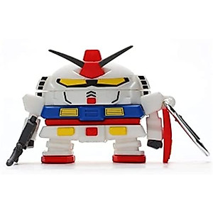 Pnakqil Anime for AirPods Pro Case Cute Robot Gundam Earphone Case Anime for AirPods Pro Case for Kids/Girls/Teens Boys Wireless Bluetooth Headphone Soft Silicone Cover (for AirPods Pro/Gundam)