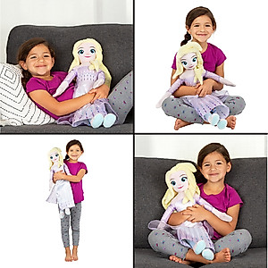 Disney Frozen Elsa Kids Bedding Super Soft Plush Cuddle Pillow Buddy, "Official" Disney Product By Franco