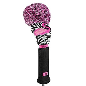 Loudmouth Driver Headcovers Pink/Black
