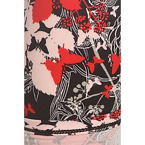 Leggings Depot High Waisted Checkered & Animal Print Leggings for Women-Full Length-R595, Superfemme, Plus Size