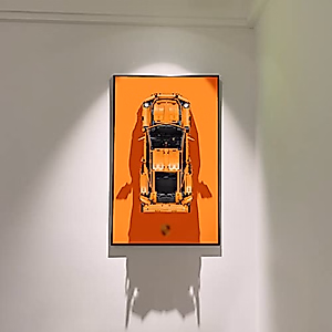 iLuane Display Wallboard for LEGO 42083 Bugatti Chiron Bundle With LEGO 42115 Lamborghini Sián FKP 37 Bundle With LEGO 42056 Porsche 911 GT3 RS Bundle With Lego 42143 Ferrari Daytona SP3 (Only Display