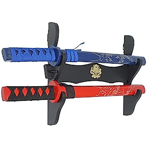 LUCKNIGHT Display Stand Wall Mount Sword Holder Samurai Sword Rack Wakizashi Decorative Display Stand Hanger Sword Stand