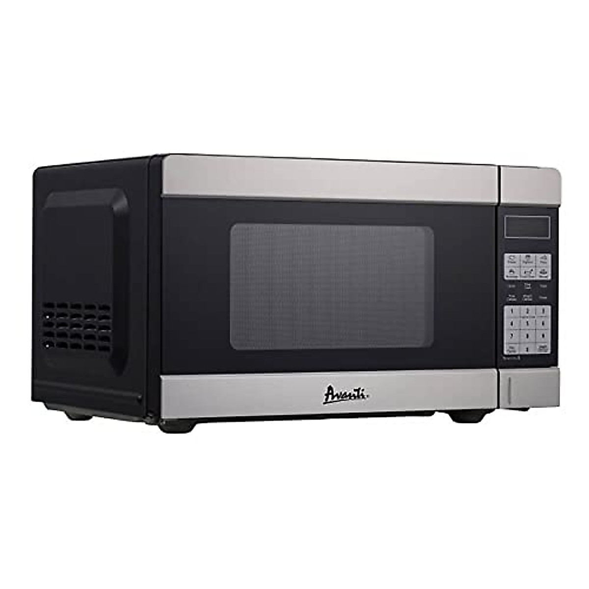 Avanti 0.9 cu. ft. 900 watts Microwave Oven Touch pad, 10 Power Level, 6 one-touch, Speed defrost setting, Cook/defrost by weight, Digital clock/timer, Child safety lock, in Stainless Steel (MT91K3S)