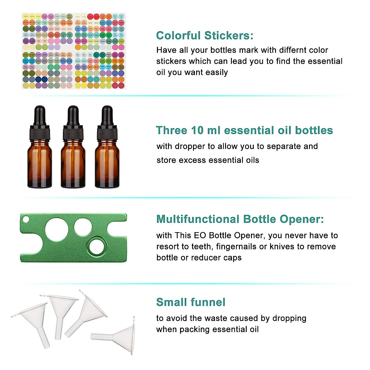 FITNATE Essential Oil Storage, 70 Bottles Essential Oil Case, Holding 5/10/15 ml Bottles