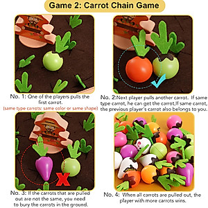 COLVWOFA Montessori Toys for Toddlers 3 4 5 Years Old Boys Girls Baby, Vegetable Garden Toys Memory Game, Early Educational Toys and Birthday Gift for Kids 3-5