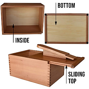 FOOTMATTERS Hardwood Boot & Shoe Care Shine Box - Shine Box Only