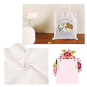 CMNIM Guinea Pig Lover Gifts Guinea Pig Tote Bag It's Guinea Be a Good Day Guinea Pig Lover Accessories for Cavy Mom Gift (Guinea Pig Tote Bag)