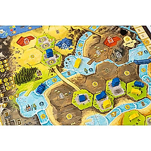 Capstone Games: Boonlake Hand Management, Exploration Strategy Board Game, 1-4 Players, Ages 14+, 40 Minute per Player Game Play Multicolor