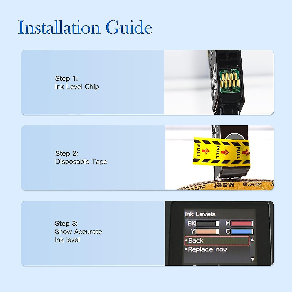 Valuetoner Remanufactured Ink Cartridges Replacement to use with Epson 202XL 202 XL for Workforce WF-2860 Expression Home XP-5100 (1 Black, 1 Cyan, 1 Magenta, 1 Yellow)