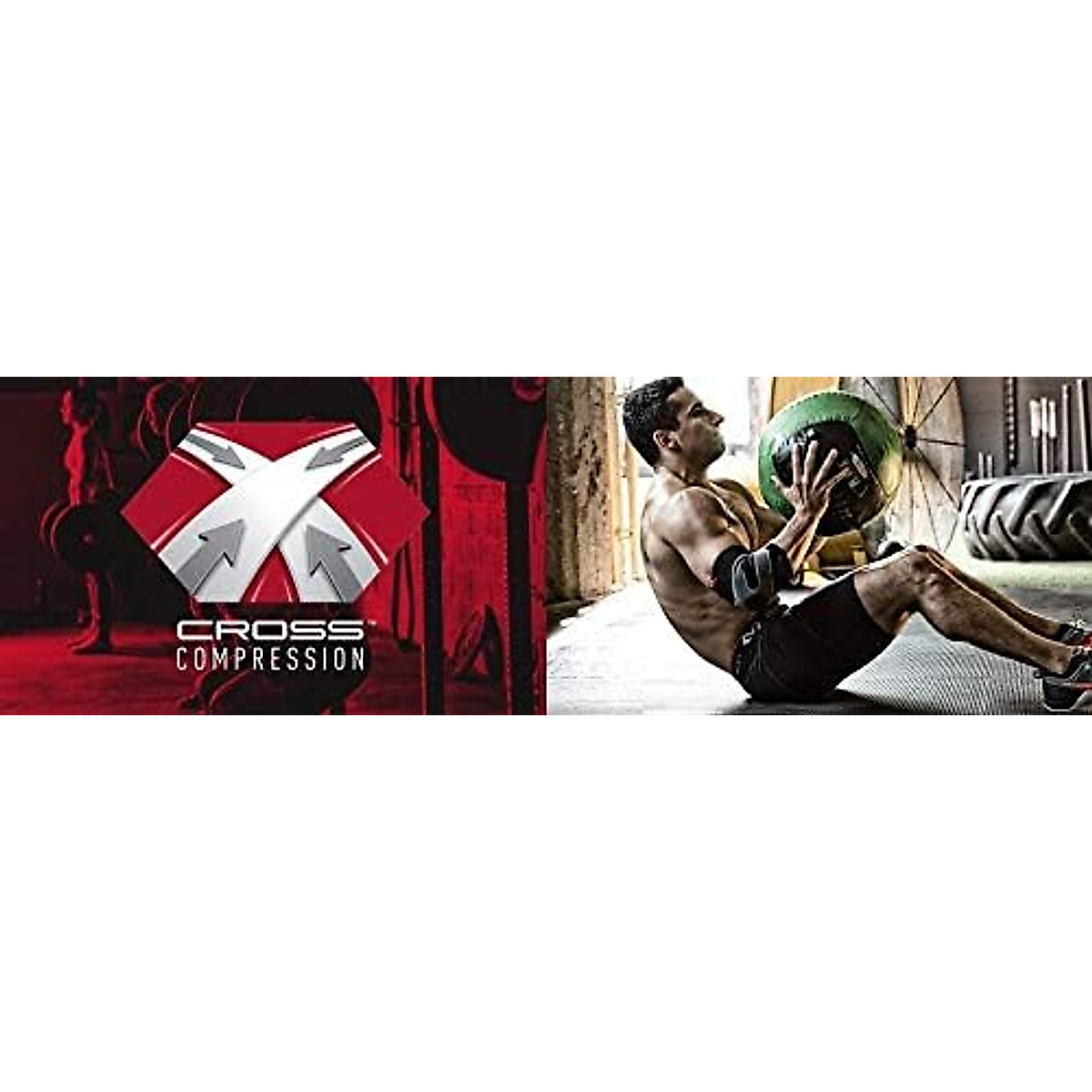 McDavid Cross Compression Shorts. Thick Compression for Muscle Support and Recovery. Hips, Hamstring, Quads Black