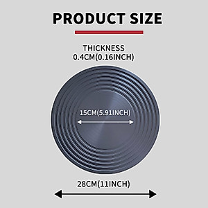 Heat Diffuser for Gas Stove, 11 Inch Aluminum Non-Stick Coating Gas Stove Diffuser, Simmer Plate for Gas Stove, Provides Uniform Distribution of Heat, Great for Simmering and Slow Cooking