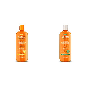 Cantu Sulfate-Free Cream Shampoo & Conditioner Bundle, 13.5 fl oz