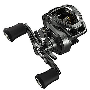 Tempo VertixLP Baitcaster Reels, Ultralight Low Profile Baitcasting Reel, Super Smooth 9+1 BB, Magnet Braking System, 20LB Carbon Fiber Drag 6.6:1 Gear Ratio, Freshwater Fishing Reel for Catfish Bass