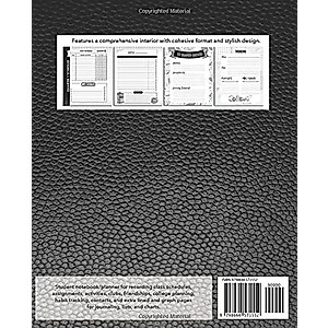 My Senior Year: High School Planner for: Class Assignments, Homework, Goals, Activities, Clubs