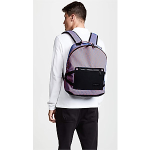 Eastpak Men's Padded Pak'r Backpack, Bright Twine, Print, Red, One Size