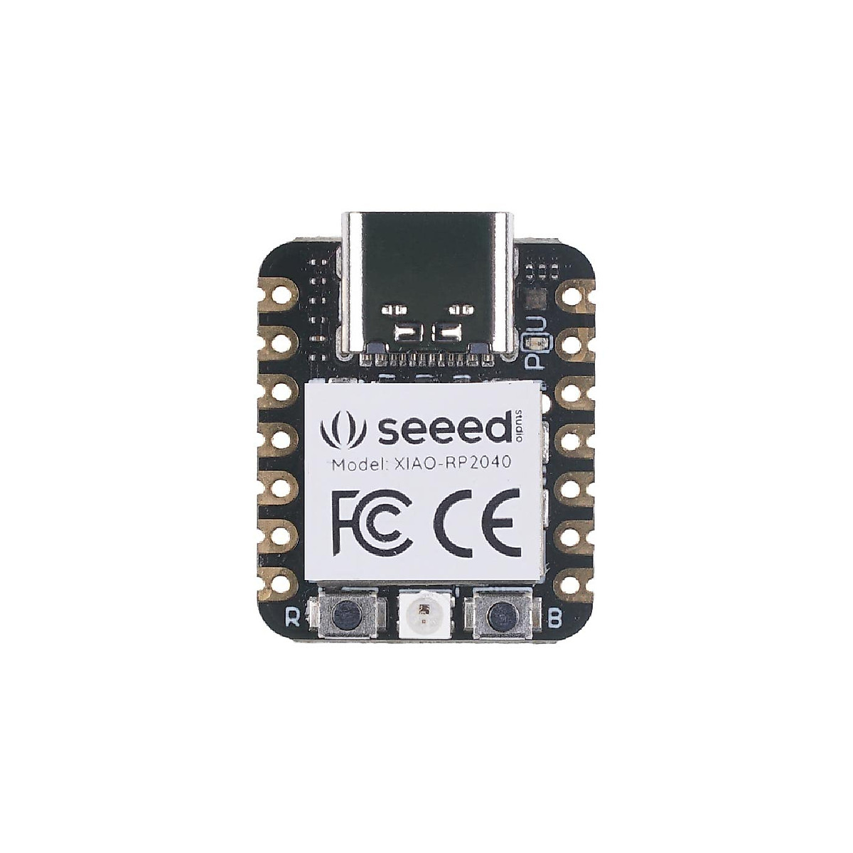 Seeed Studio XIAO RP2040 Microcontroller with Dual-Core ARM Cortex M0+ Processor, Supports Arduino, MicroPython and CircuitPython with Rich Interfaces, 3pcs.
