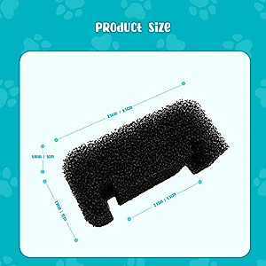 AONBOY Cat Water Fountain Pump Filters, Suitable for AONBOY Pet Fountain Pump F2, Cat Fountain Filter, Triple Filtration (4 Pieces)
