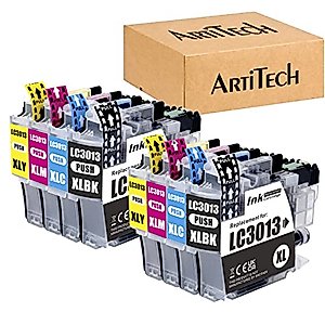 ARTITECH Compatible for Brother LC3013 Ink Cartridges LC-3013 (2 Black, 2 Cyan, 2 Magenta, 2 Yellow) Works with Brother MFC-J491DW MFC-J497DW MFC-J690DW MFC-J895DW Printers