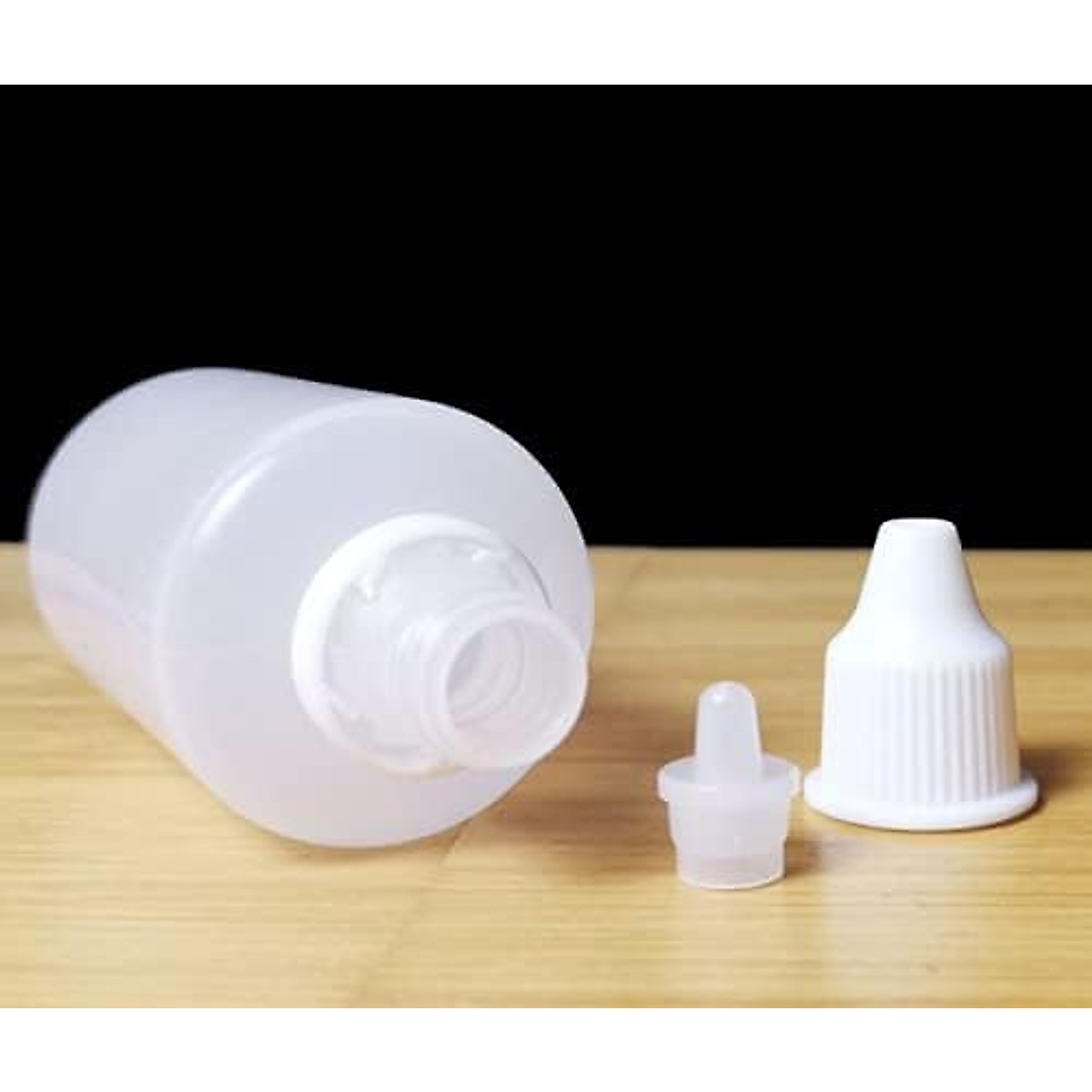 Duehut HLLMX 8 PCS Empty Plastic Squeezable Dropper Bottle Portable Empty Squeezable Dropper Bottle Container with Screw Cap Essential Oil Container 5ML